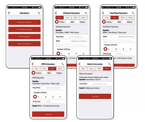 Tool selection guide app make calculations – Wood Industry