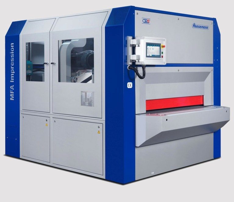 Compact wide belt sander provides four sanding units – Wood Industry