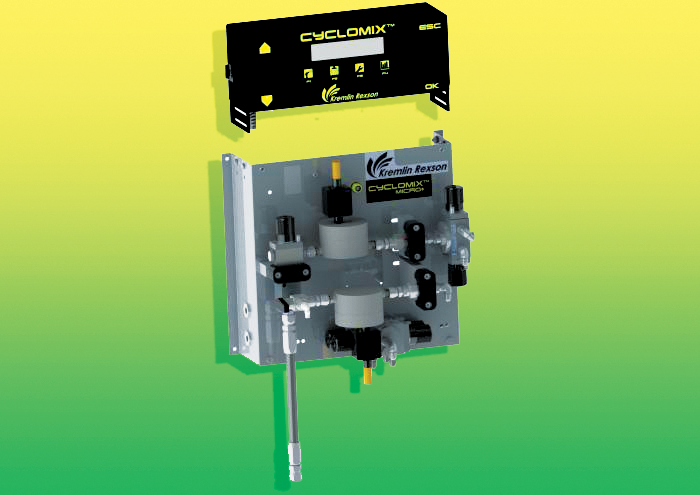 Two-component spray mixing machine – Wood Industry