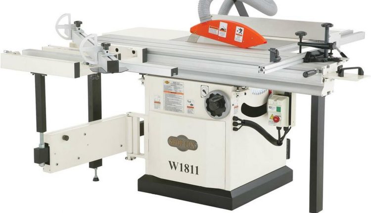 Shop Fox 5HP 10″ Sliding Table Saw – Wood Industry