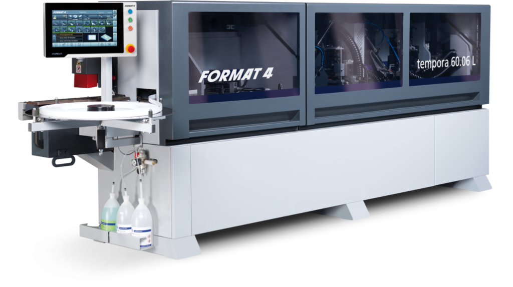 Tempora F600 with glueBox – Wood Industry