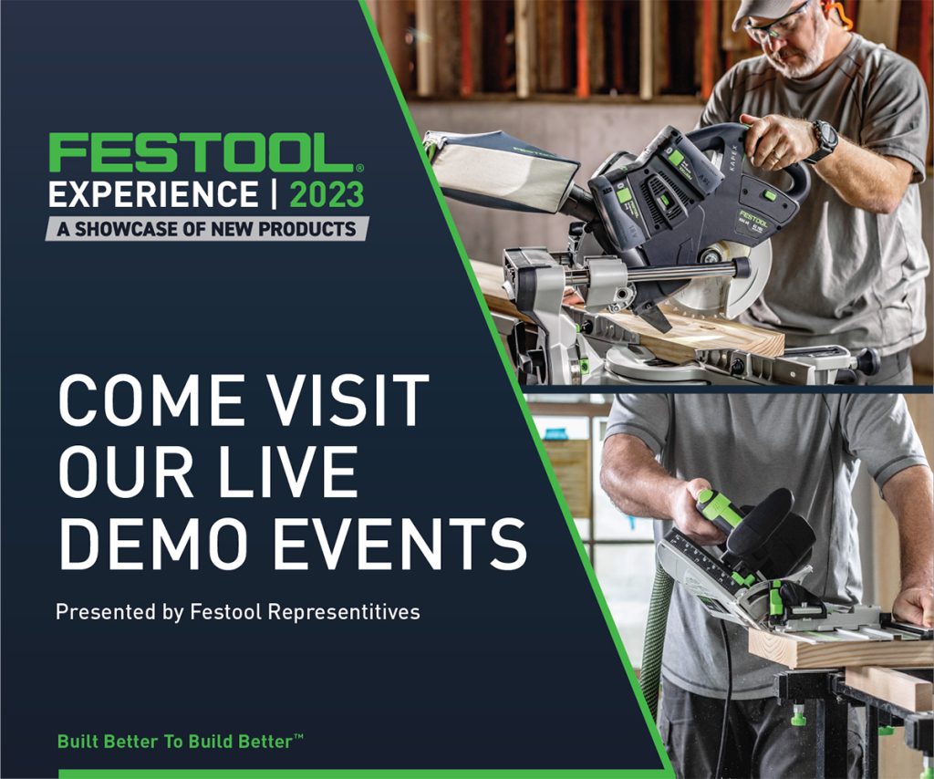 Premium Power Tool Manufacturer Launches “Festool Experience” Tour Across Canada – Wood Industry