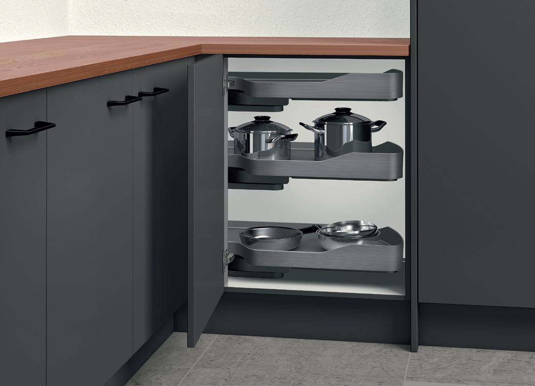 TRIGON pull-out shelf system from Richelieu – Wood Industry