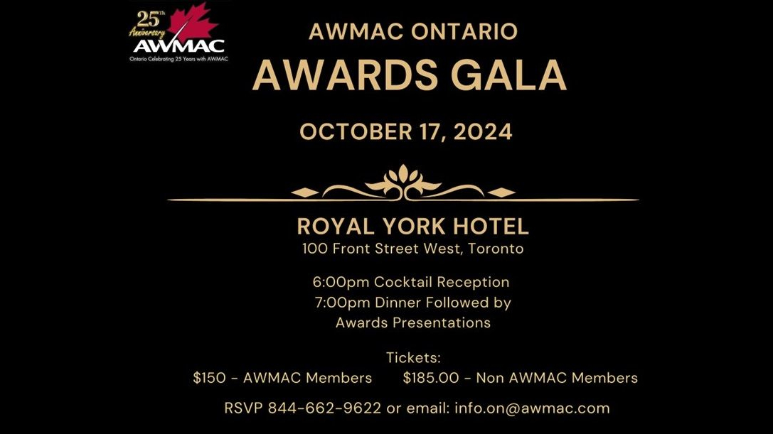AWMAC Ontario Awards Gala 2024 to Celebrate Woodworking Excellence in ...