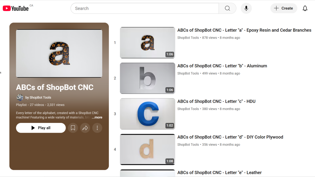 ShopBot Tools Debuts “ABCs of CNC” Video Series Highlighting 26 ...